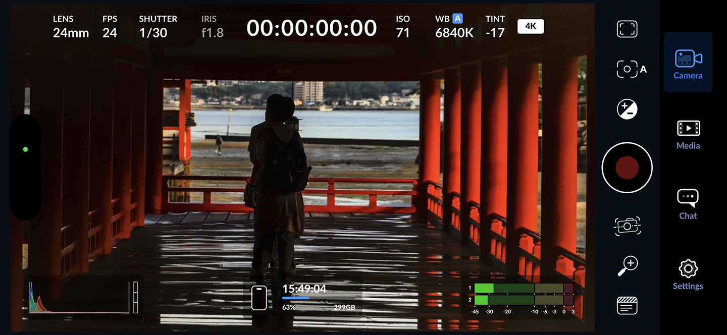 iPhoneでBlackmagic Camera、しかも無償 – mono-logue