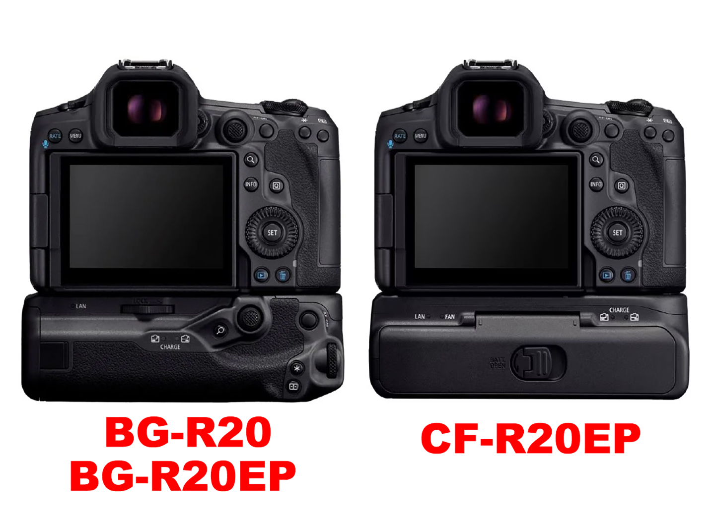 EOS R5 Mark II の拡張グリップ3種 – mono-logue