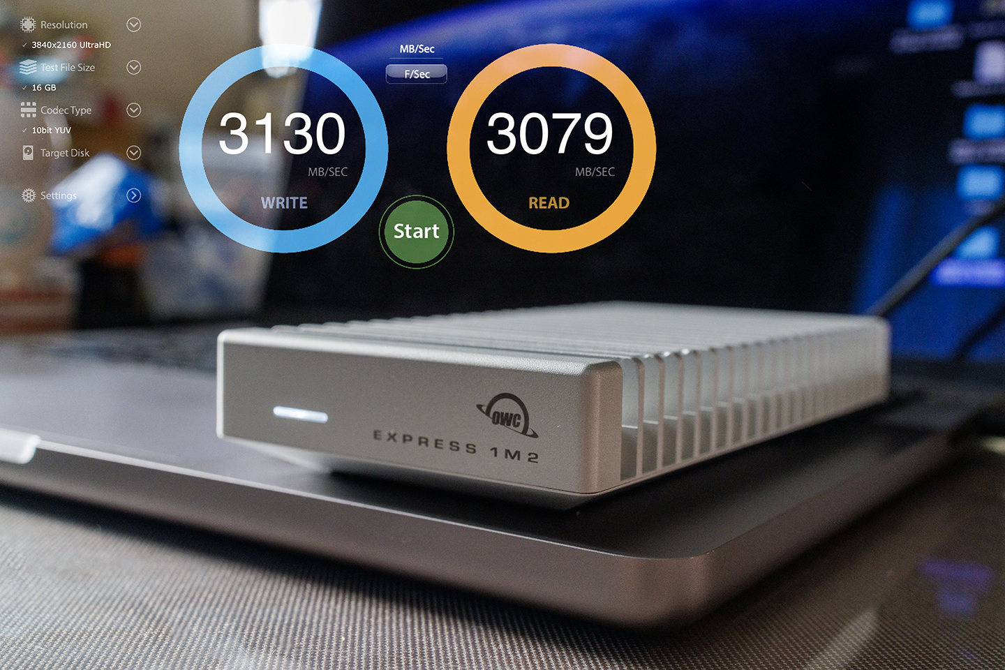 ちょっと重くてカッコ良く超高速なUSB4 SSD OWC Express 1M2 – mono-logue