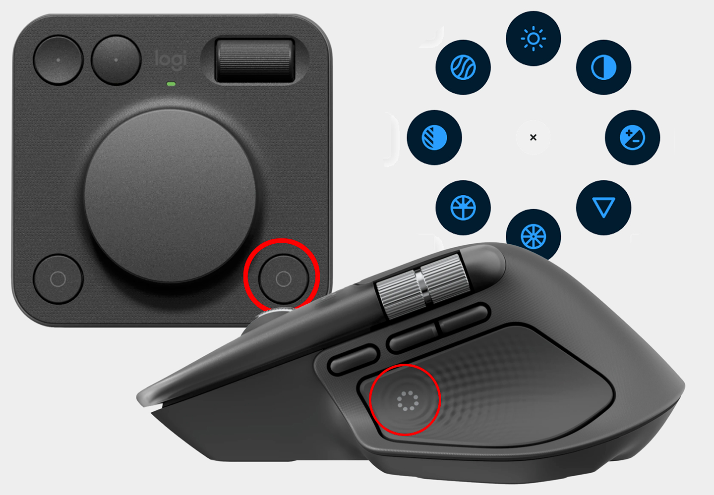 やっぱ排他だった ＞ Logicool MX MASTER 4のアクションリング – mono-logue